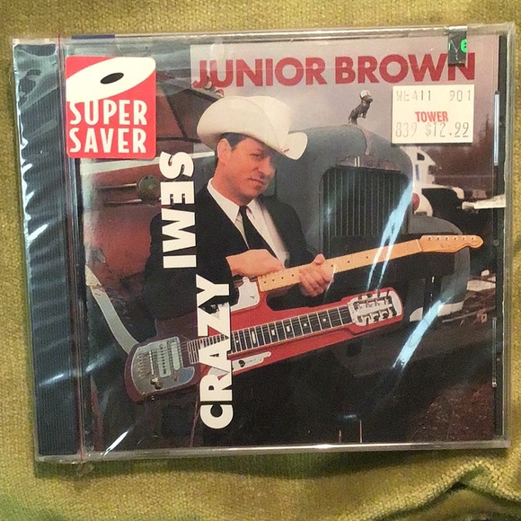 Media | Junior Brown Cd 1996 Nwtsemi Crazy | Poshmark